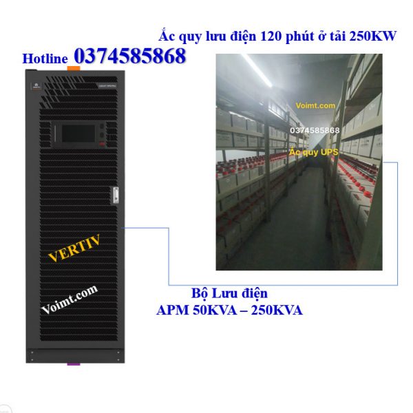 UPS APM 50KVA chính Hãng Vertiv năm 2025 - voimt.com
