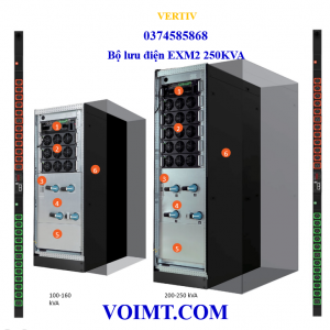 UPS 250KVA model EXM2 250KVA VERTIV năm 2025