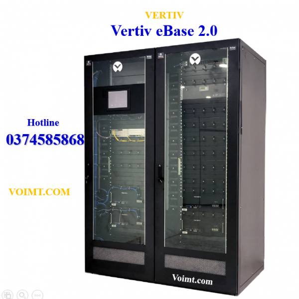 Vertiv eBase giải pháp tủ rack tích hợp để triển khai 5G C-RAN