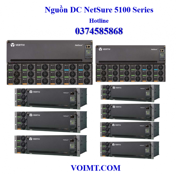 NetSure 5100 Bộ Nguồn DC Vertiv Năm 2025 - voimt.com